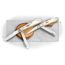 Case Natural Bone Trapper & Mini-Trapper | AGRussell.com