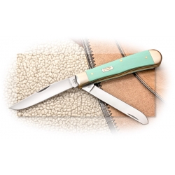 Case Trapper Seafoam Green G-10 | AGRussell.com