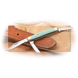 Case Medium Stockman Seafoam Green G-10 | AGRussell.com