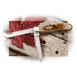 Case Amber Bone Mini Trapper | AGRussell.com